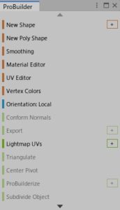 ProBuilderの基本的な使い方＆ステージの作り方 | Unityでゲームを作ろう！